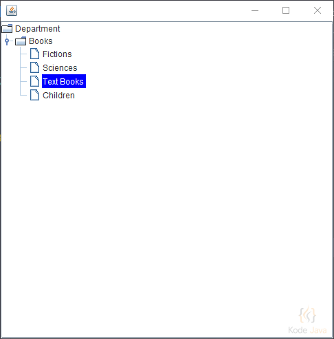 How Do I Change Color Of Selected Node In Jtree Learn Java By Examples